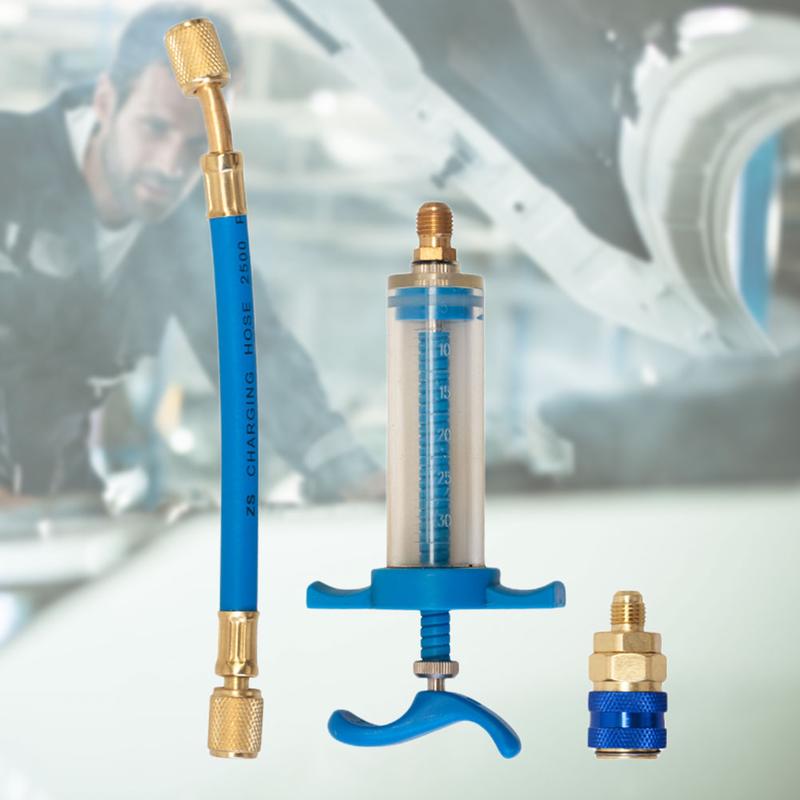 A/C Dye Injector 1/4 SAE Car Oil Injection Tool for Vehicle Home ...