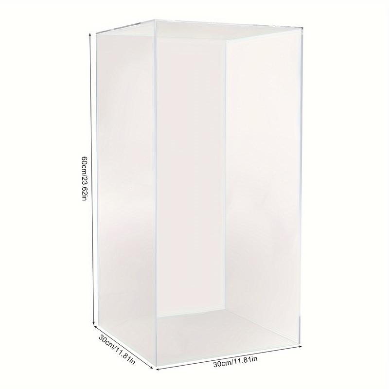 Freestanding Acrylic Display Stand, Rectangular Acrylic Display ...