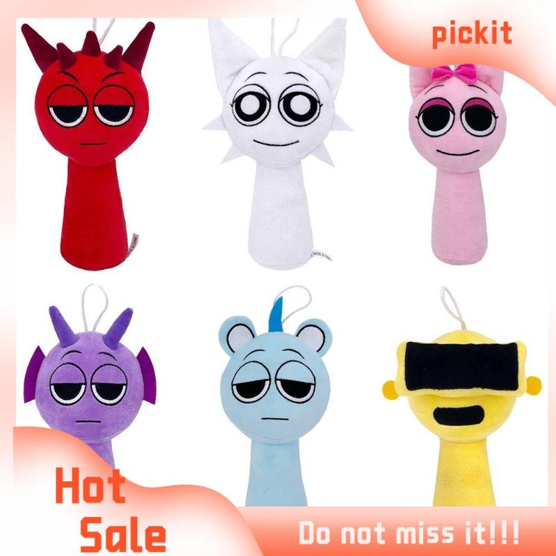 PICKIT Raddy Sprunki Plush Toy Oren Vineria Plushie Doll Cartoon ...