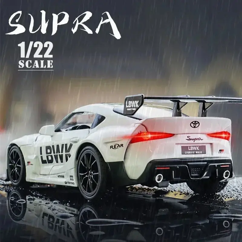 1:22 Toyota SUPRA Racing Car Model Alloy Diecasts & Toy Metal Vehicles ...