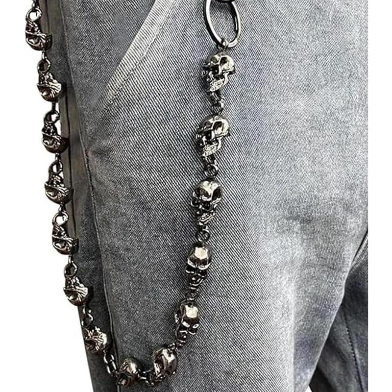 Pants Chain Skull Chains Biker Jean Pocket Unisex Trouser Wallet ...
