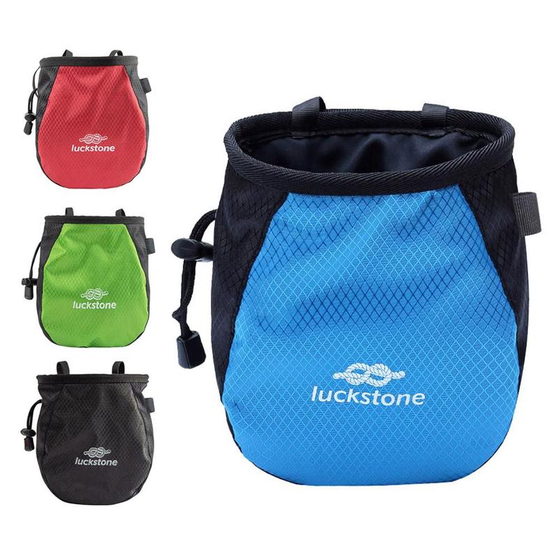 Rock Climbing Chalk Bag Outdoor Bouldering Magnesia Pouch Drawstring ...