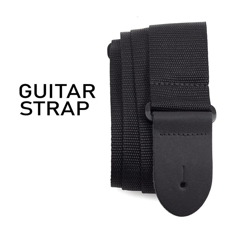 Tali Gitar Nylon Hitam untuk Gitar Akustik, Kapok, Klasik atau Elektrik ...