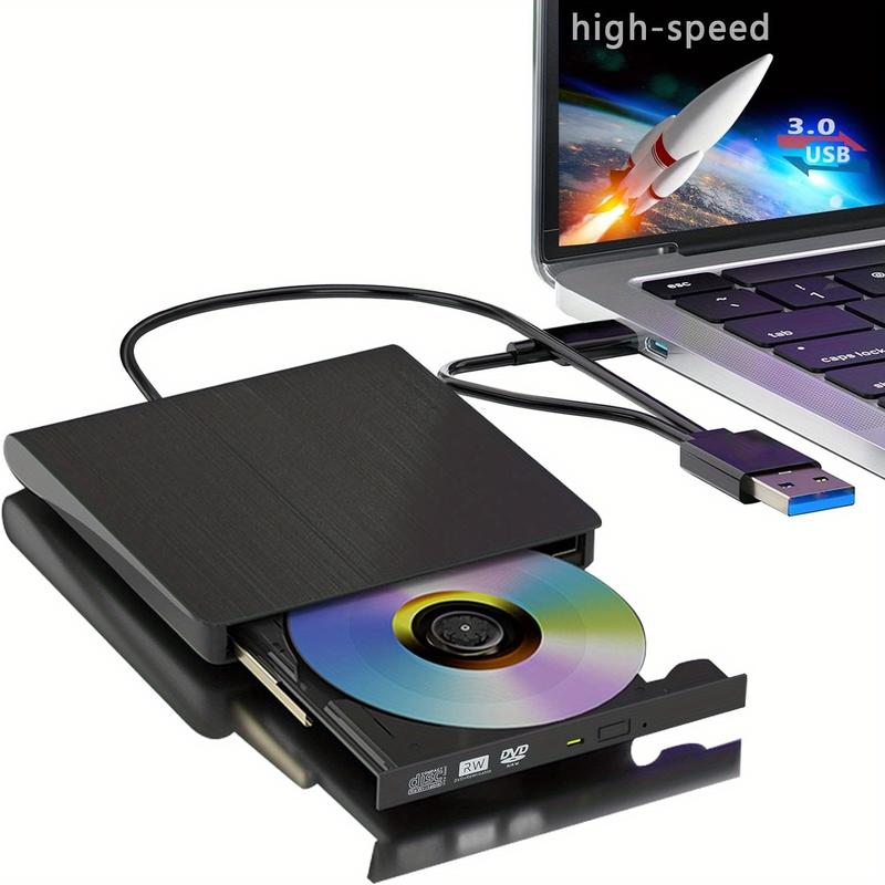 Pemacu Optik CD / DVD Luaran, untuk Komputer Riba, Mudah Alih dengan ...