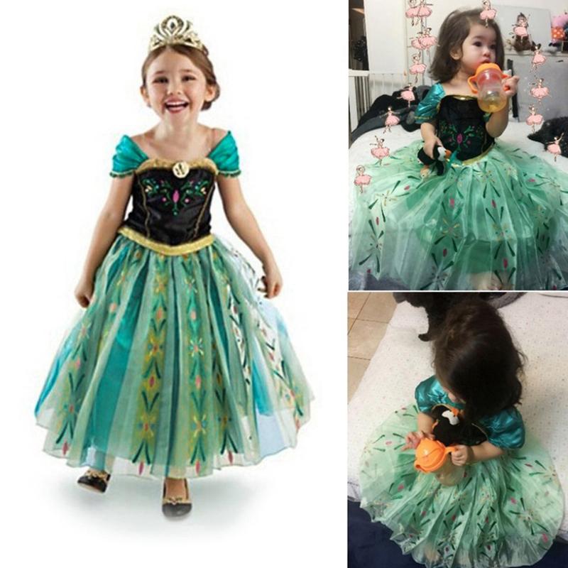 [pithieud]Frozen Princess Anna Cold Shoulder Grown Kids Girl - TikTok ...