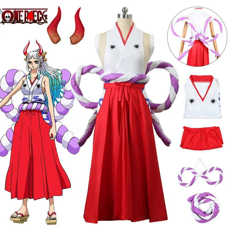 Womens Anime OnePiece Vest and Pants Cosplay Costume Yamato Nico Robin ...