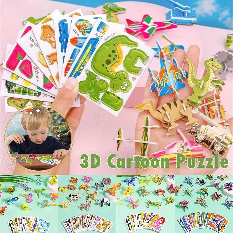 3D Insect Puzzle Paper Stereo Diy Animal Puzzle Insect Assembly ...