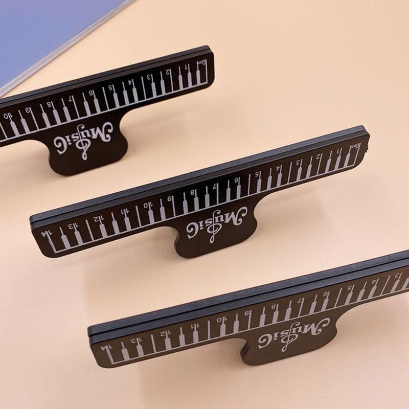 Office Supplies Piano Music Clip Black Plastic Music Sheet Holder ...