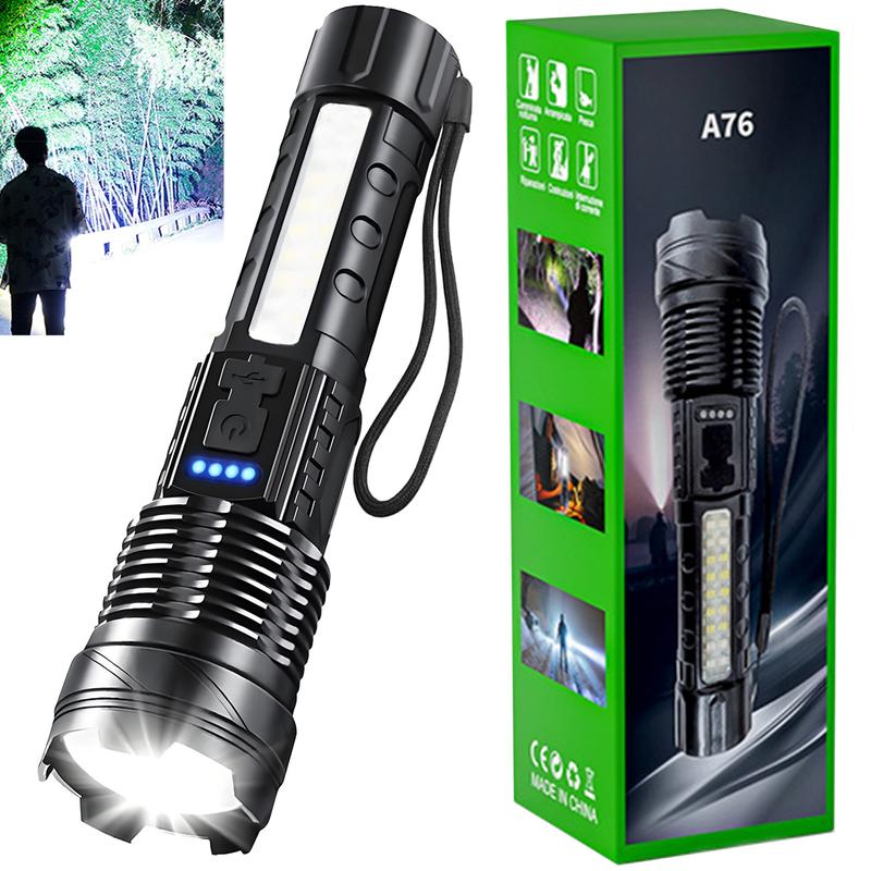 Rechargeable LED Flashlight, Super Bright High Lumen Flashlights ...