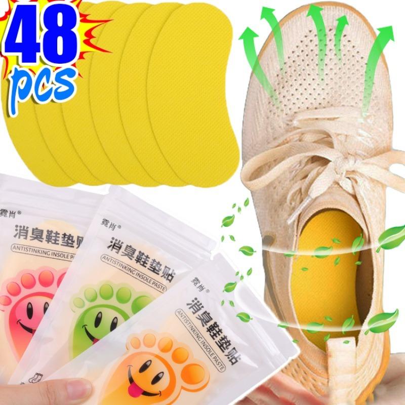 12/24/48Pcs Shoes Deodorant Stickers Peach Lemon White Tea Smell ...