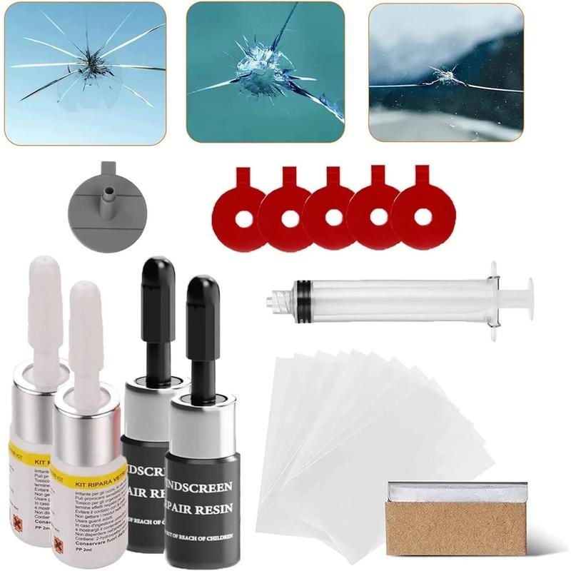 Windshield Repair Kit,Upgraded Windshield Crack Repair Kit,4 - TikTok Shop