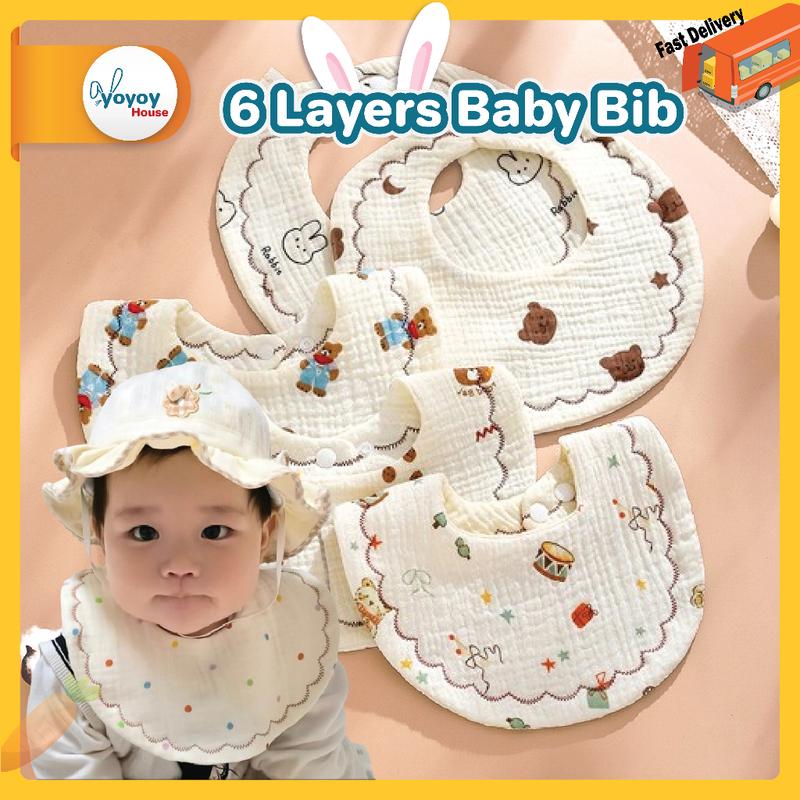 YOYOY Bib Bayi Bulat Kapas 360° Pelapik Air Liur Kartun baby - TikTok ...
