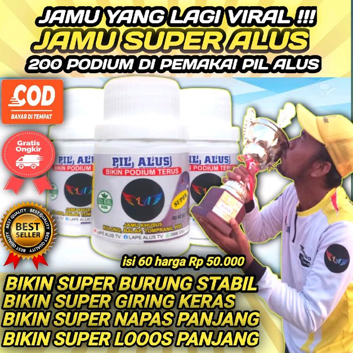 Promo Jamu Burung Merpati Super Alus Isi 100 khusus menambah emosi dan ...