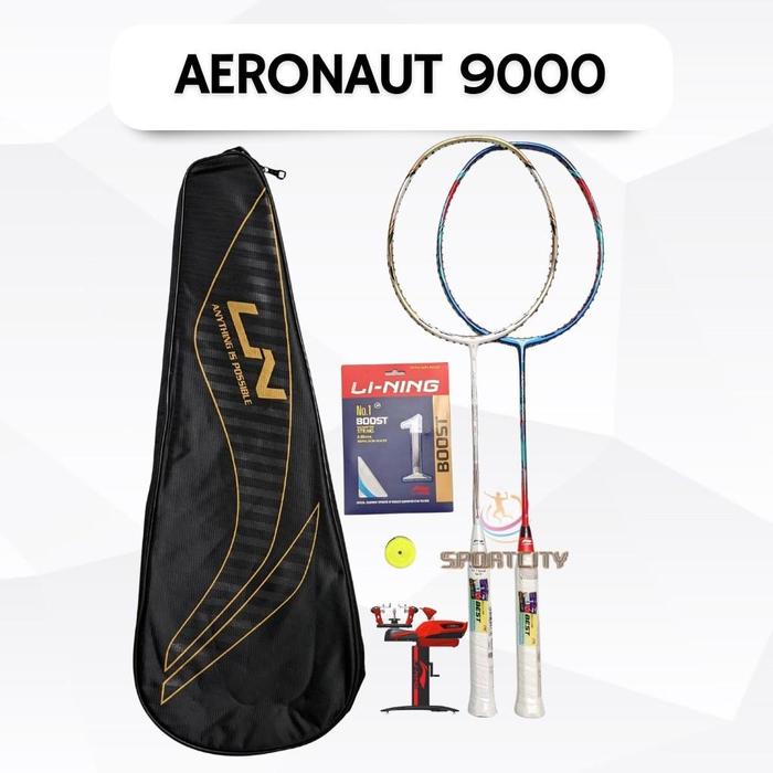 Jual Raket Badminton Lining Aeronaut 9000 9000C 9000D 9000I Combat ...