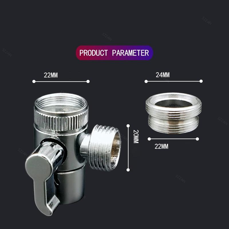 Kitchen Sink Splitter Water Diverter Valve Tap Switch Faucet - TikTok ...