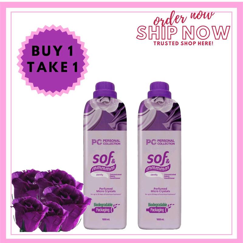 BUY 1 TAKE 1 SOF FABRIC CONDITIONER 1LTR LIQUID - TikTok Shop Philippines
