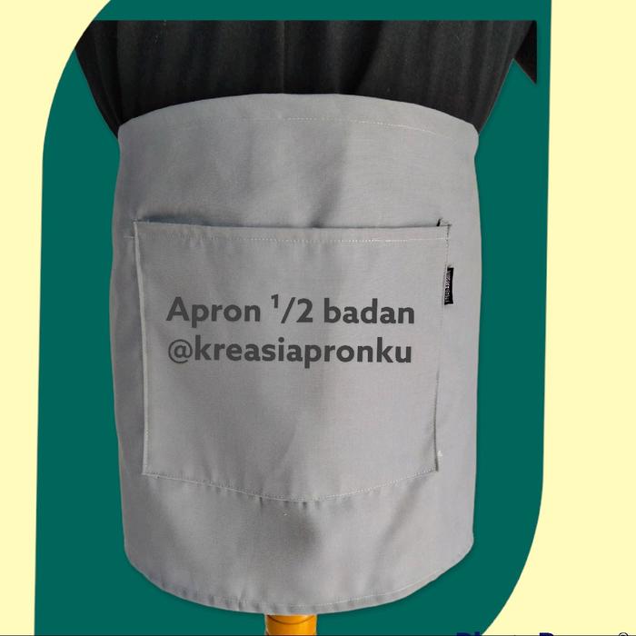 Jual Apron Setengah Badan/Apron Waiters /celemek masak Polos - Kota ...