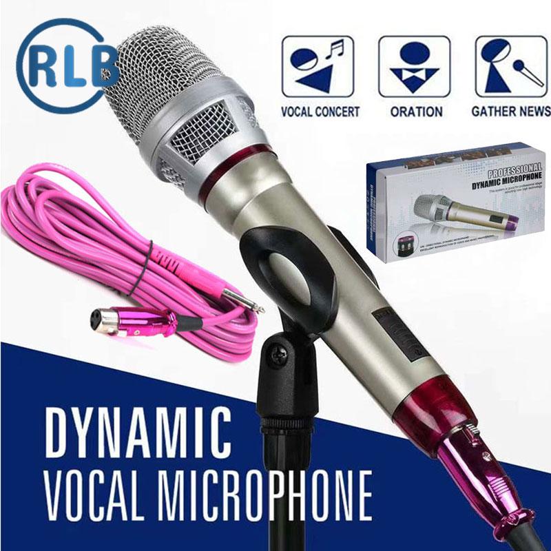 Mikrofon Dinamik, Karaoke, MIC Berwayar Profesional, Untuk Rakaman ...