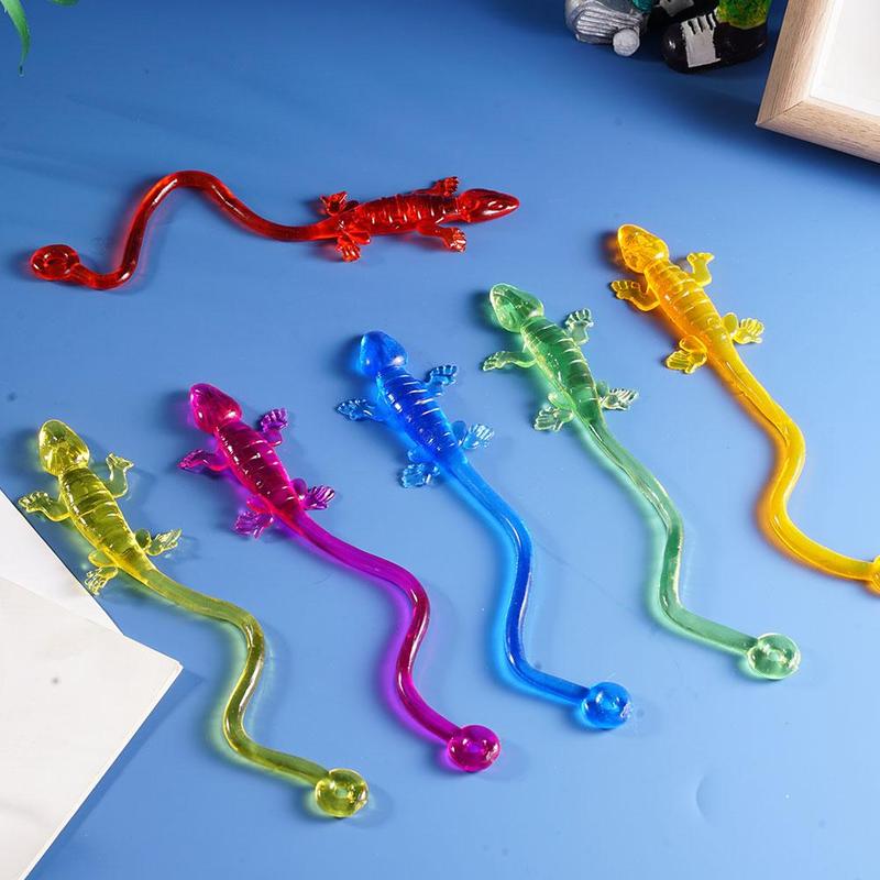 Sticky Toy Vent Lizard Kids Stretch Toy Class Sticky Hands For - TikTok ...
