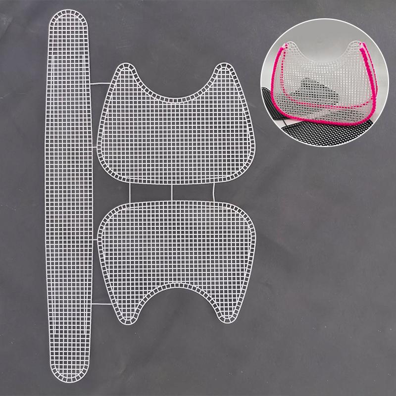Underarm Bag Mesh Knitting Lining Weaving Plastic Mesh Sheet - TikTok ...