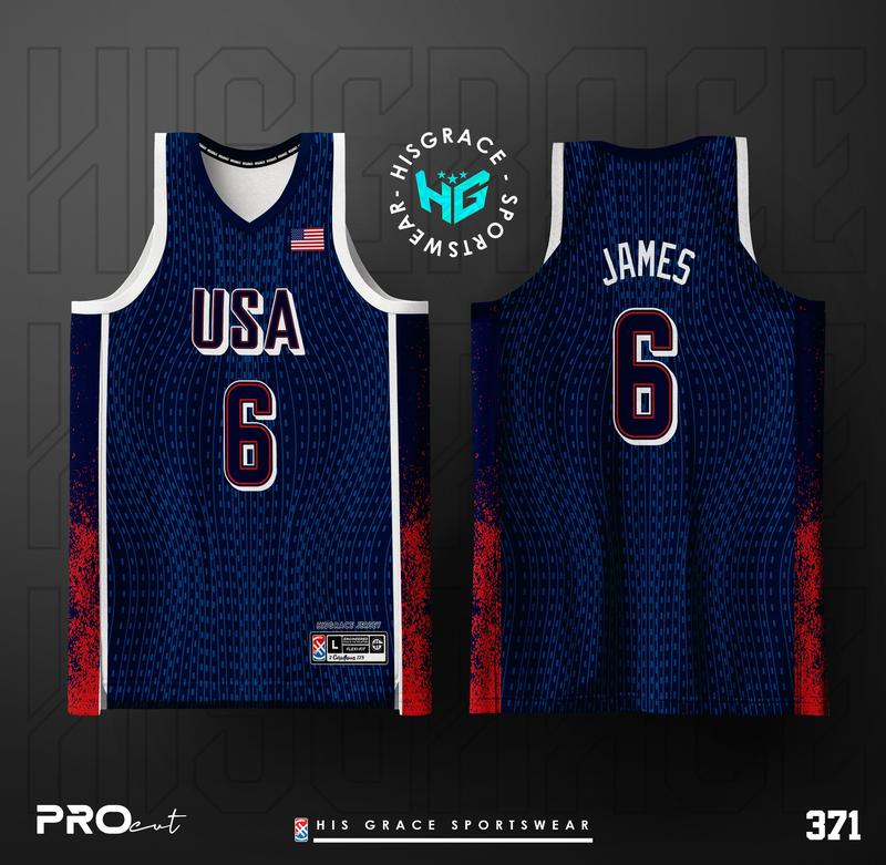 371 HG BASKETBALL CONCEPT JERSEY USA NAVY BLUE COLORWAY BALL - TikTok ...