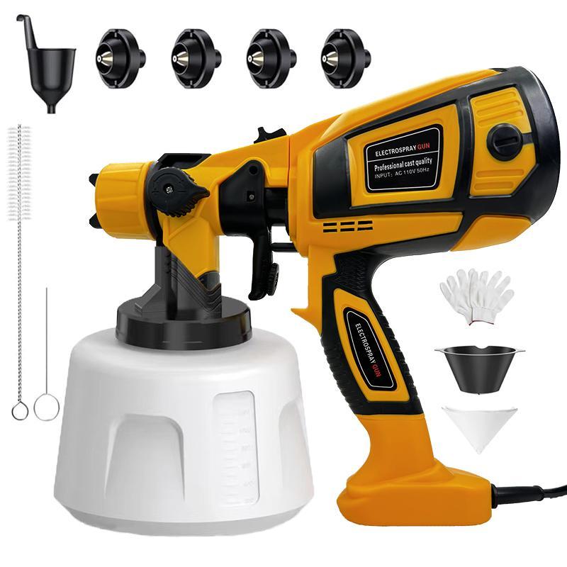 Paint-Sprayer-1000W-HVLP-High-Power-Electric-Spray-Paint-Gun - TikTok Shop