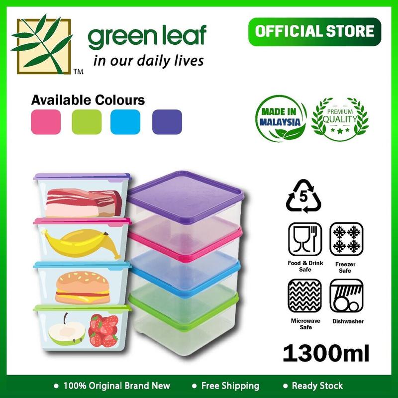 Greenleaf G-446 Food Container 1300ml - TikTok Shop Malaysia