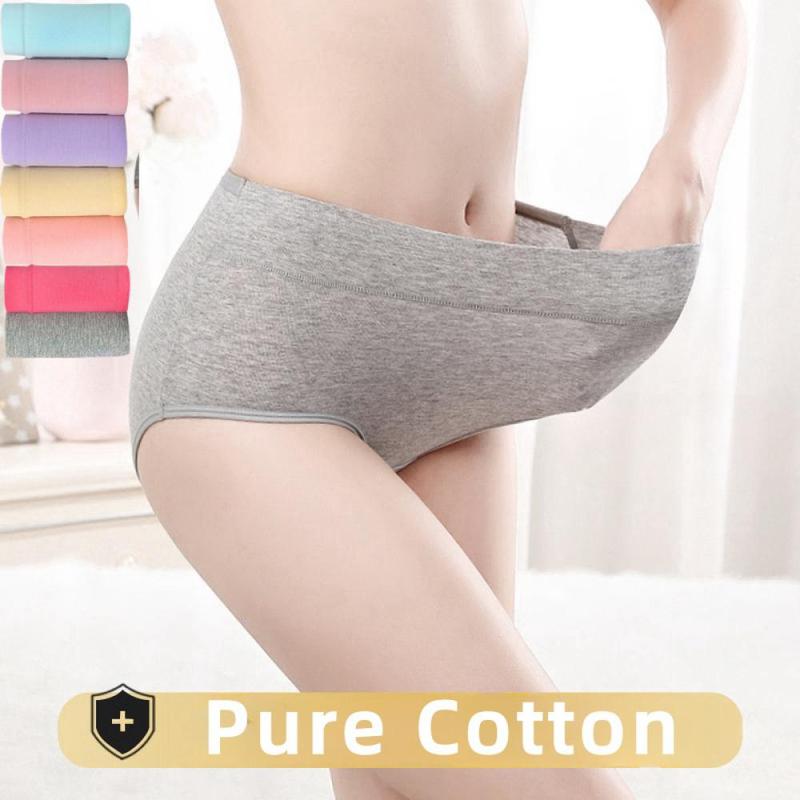 Pure Cotton Panties For Women Plus Size Comfortable Elastic Briefs - TikTok Shop Philippines
