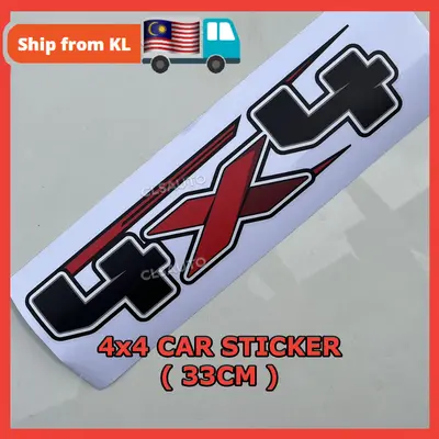 Ford Ranger 2022 Sticker XLT Raptor Wildtrak Body Decal Pelekat 4x4 ...