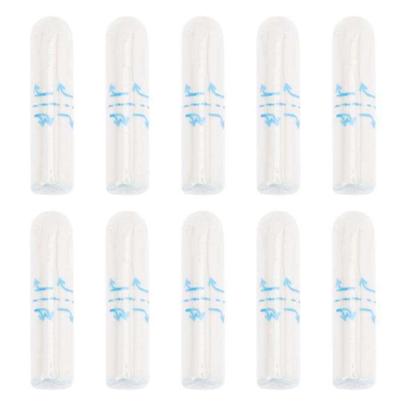 Tampons Push-in Menstrual Sanitary Pure Cotton 4.2X1CM Blue 50 - TikTok ...