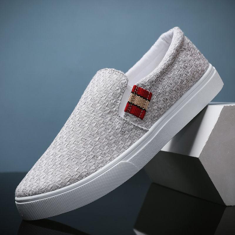 Spring Breathable Odor-resistant Linen Canvas Shoes Men's Sneakers ...