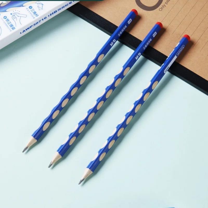 Ergonomic Hole Grip HB Pencils for Elementary Students Non Toxic ...
