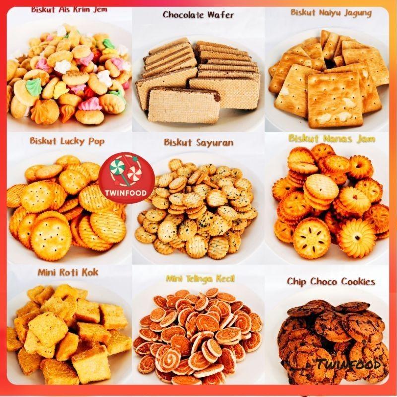 【Makanan Ringan】 250g/500g/1KG Biskut Timbang Pelbagai Jenis - TikTok ...