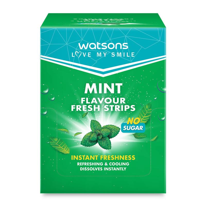 WATSONS Mint Breath Strips 1 x 24s - TikTok Shop Malaysia