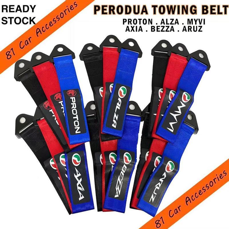 [81] Proton & Perodua Car Towing Belt Bumper Tow Hook rope Screw ...