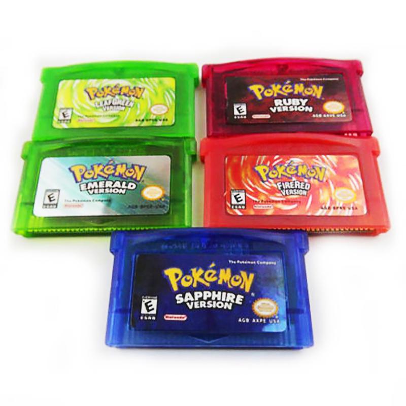 Hlemeiiu Sapphire/Emerald/Fire Red/Leaf Green/Ruby Pokemon Game ...