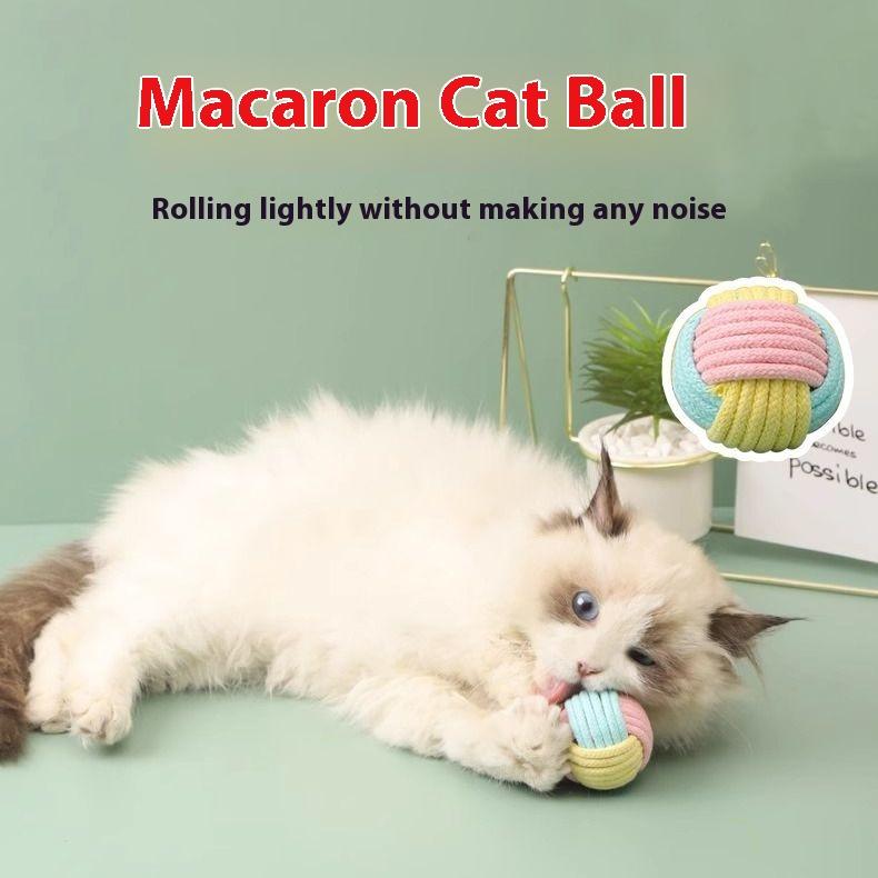Cat Cotton Ball Plush Relieving Stuffy Self-Hi Funny Cat Special ...