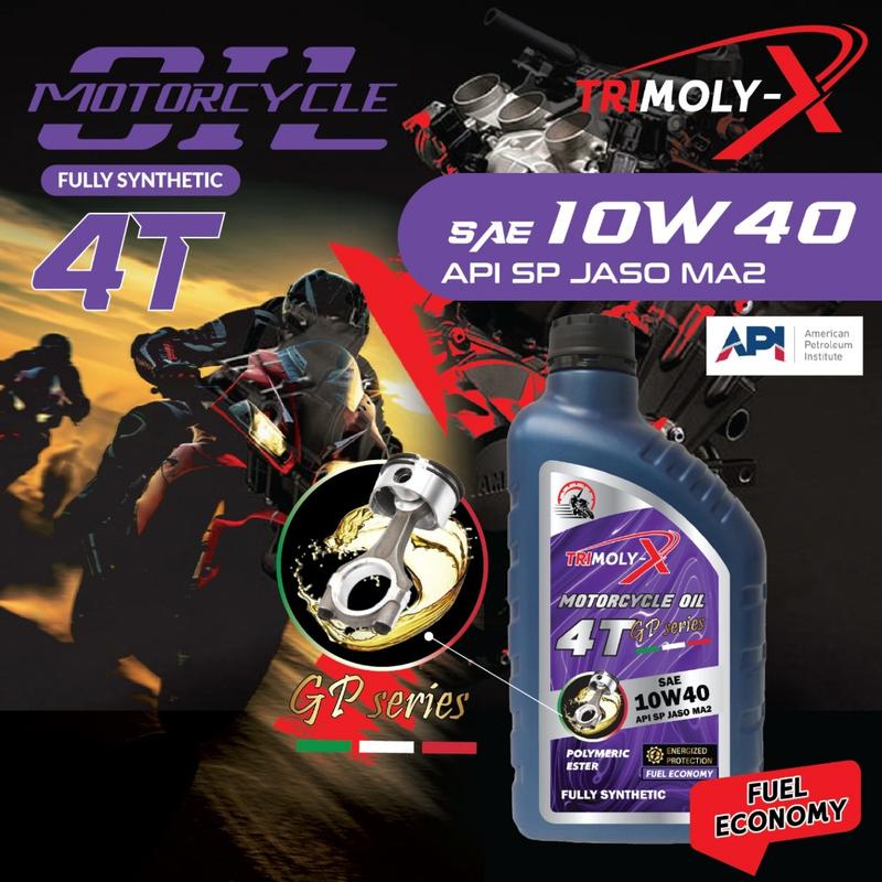 TRIMOLY-X GP SERIES 10w40 4T 1L ESTER Fully Synthetic API SP - TikTok ...