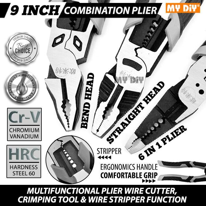 9INCH MULTIFUNCTIONAL COMBINATION PLIER ELECTRICIAN PLIER STRAIGHT ...