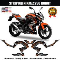 Jual DECAL MOTOR KAWASAKI NINJA Z250 GRAFIS CUSTOM / STIKER STRIPING ...