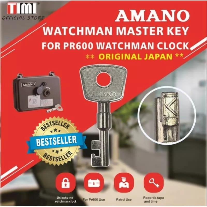Amano Master Key | Kunci Amano K Key For PR600 Watchman Clock - TikTok ...