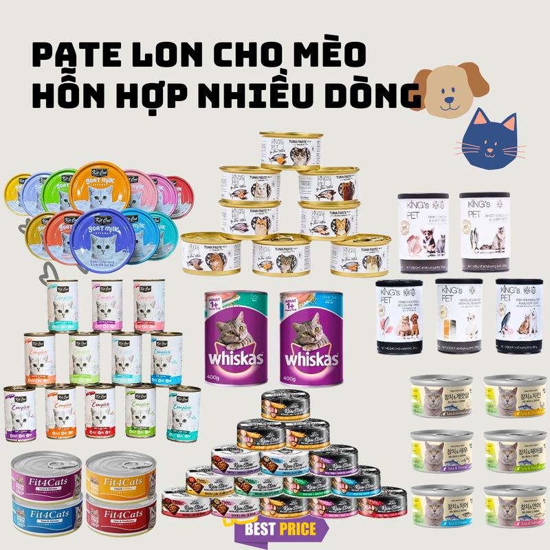 Pate Lon Cho Mèo Nhiều Loại 70g 120g 380g 400g - TikTok Shop Vietnam