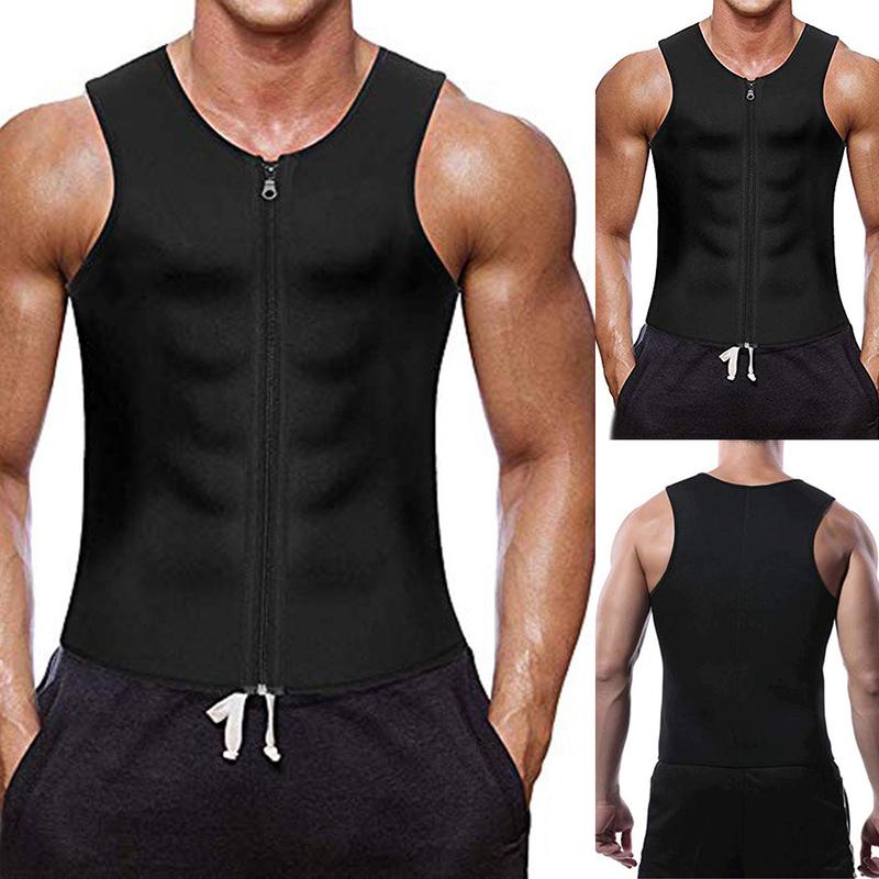 Compression sports vest for men, body shaper with zipper, body - TikTok ...
