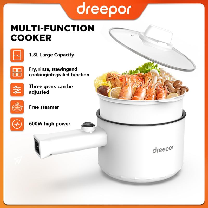 【Lively Space】 Dreepor Multifunctional Electric Cooker Cooking - TikTok ...