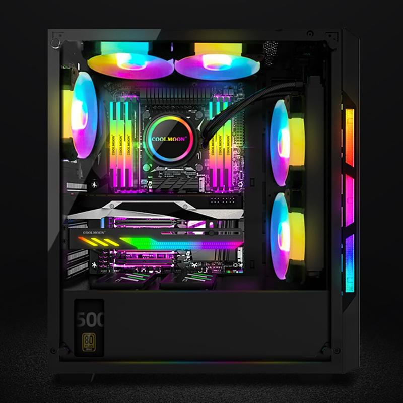 COOLMOON GT8 Graphics Card Bracket ARGB Computer Shenguang Synchronous ...