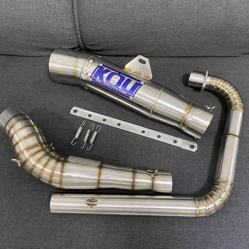 SUPER OPEN PIPE KOU 63MM TMX 125 155 RUSI RACAL EURO SKYGO PINOY ...