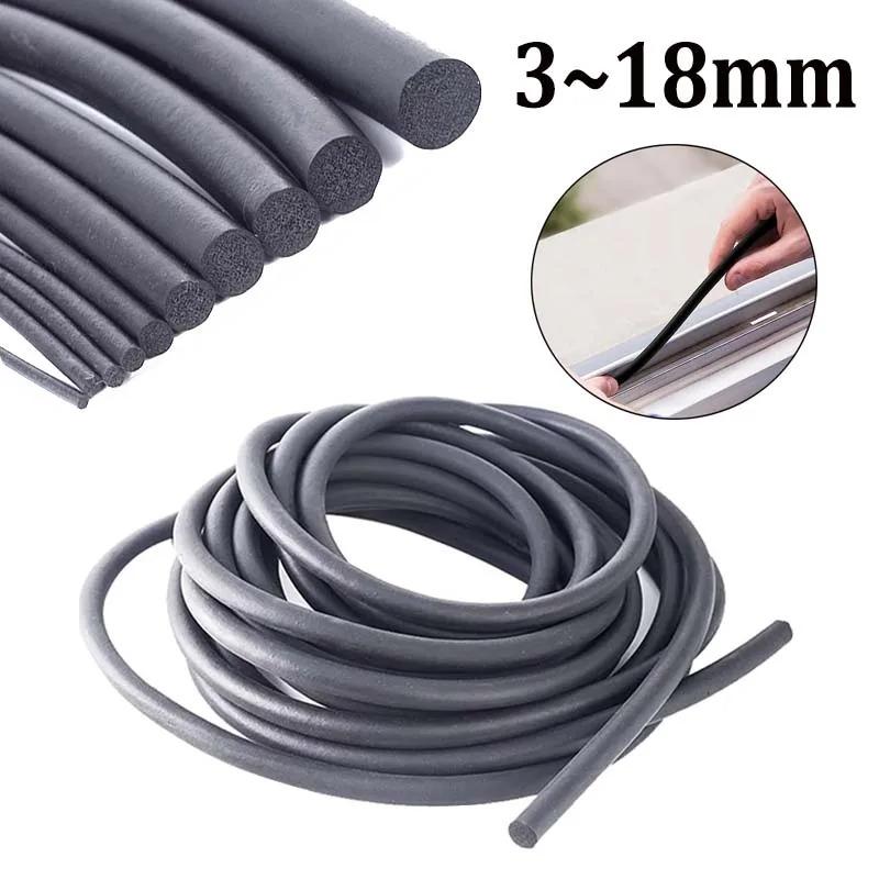 Jalur Pengedap Buih Getah EPDM, Hitam, Bar Kord Span Bulat, Untuk ...