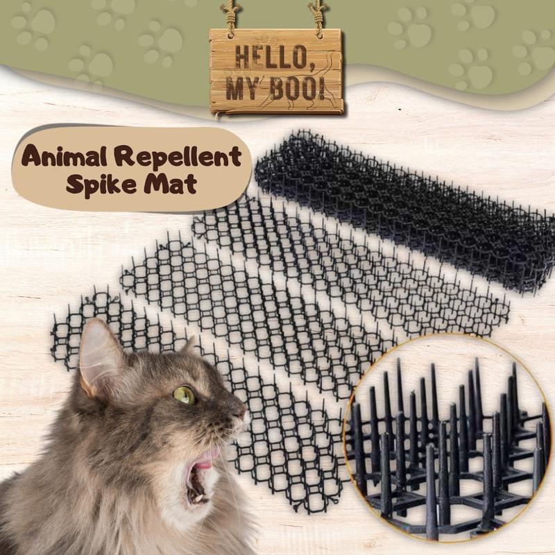 【Animal Repellent Spike Mat】 Scat Anti Climb Fence Wall Cat Dog ...