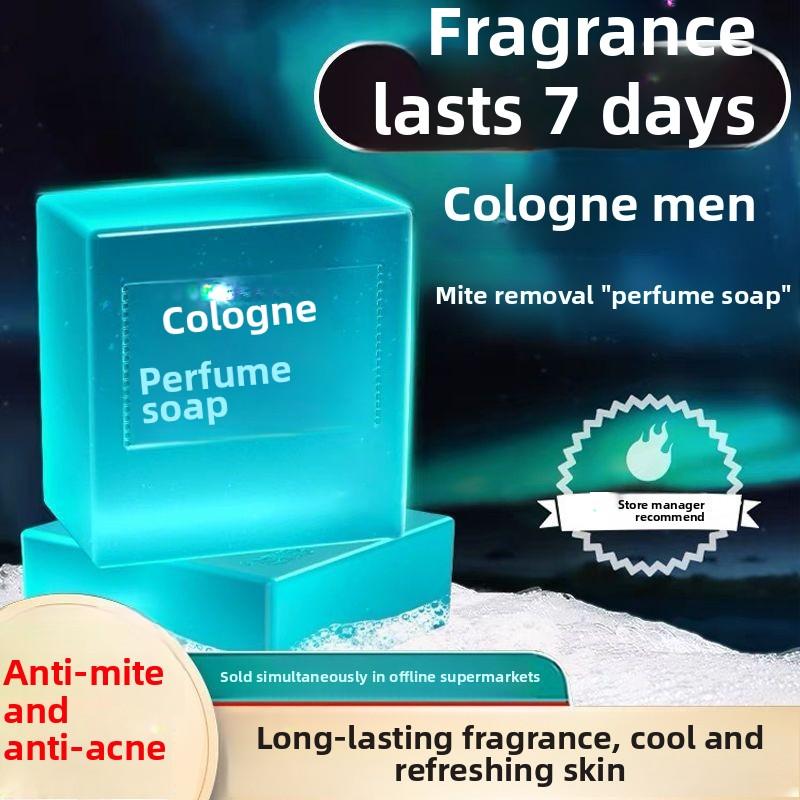 Men's Cologne Soap Refreshing Bath Soap Transparent Handmade - TikTok ...