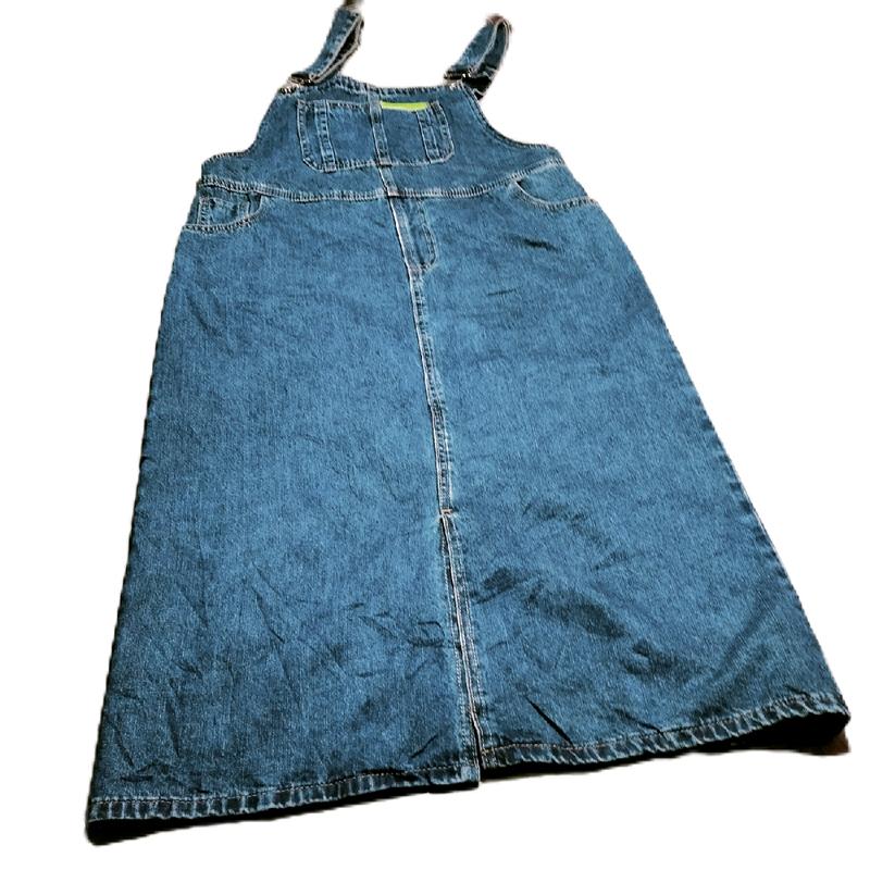 PLUS SIZE DENIM JUMPER DRESS / WOMENS DENIM JUMPER DRESS Womenswear - TikTok Shop Philippines